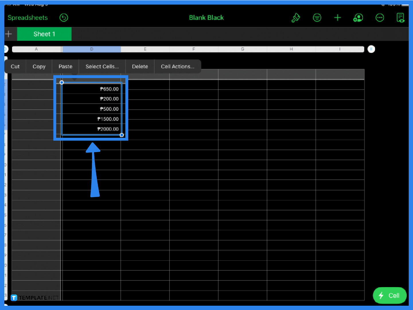 How to Add or Subtract in Apple Numbers | Free & Premium Templates