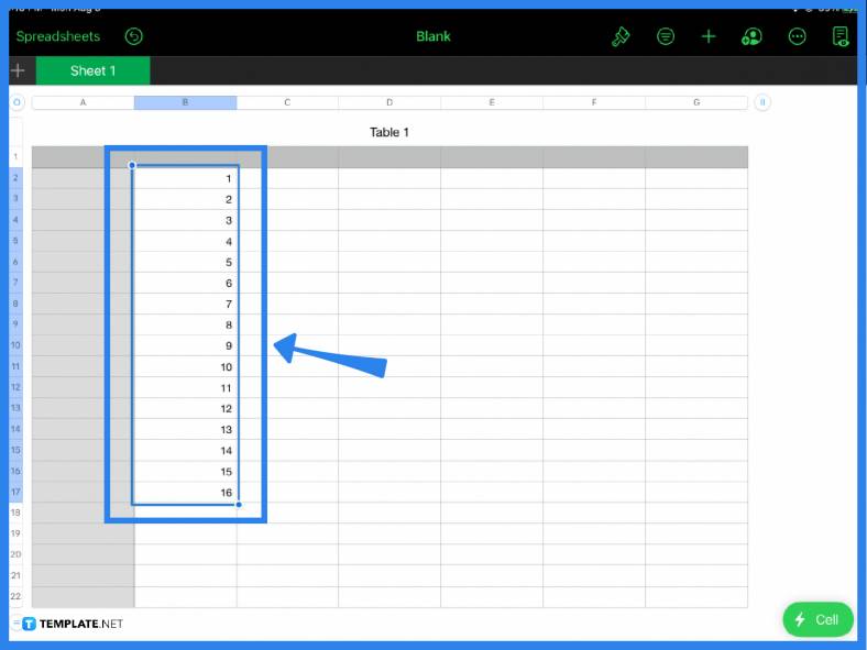 How to Autofill Numbers in Apple Numbers