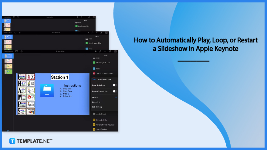 How To Automatically Play Loop Or Restart A Slideshow In Apple Keynote
