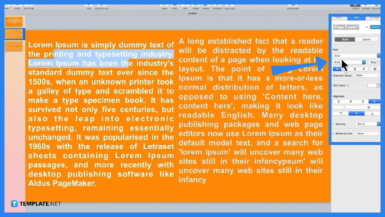 How to Change Default Font in Apple Keynote