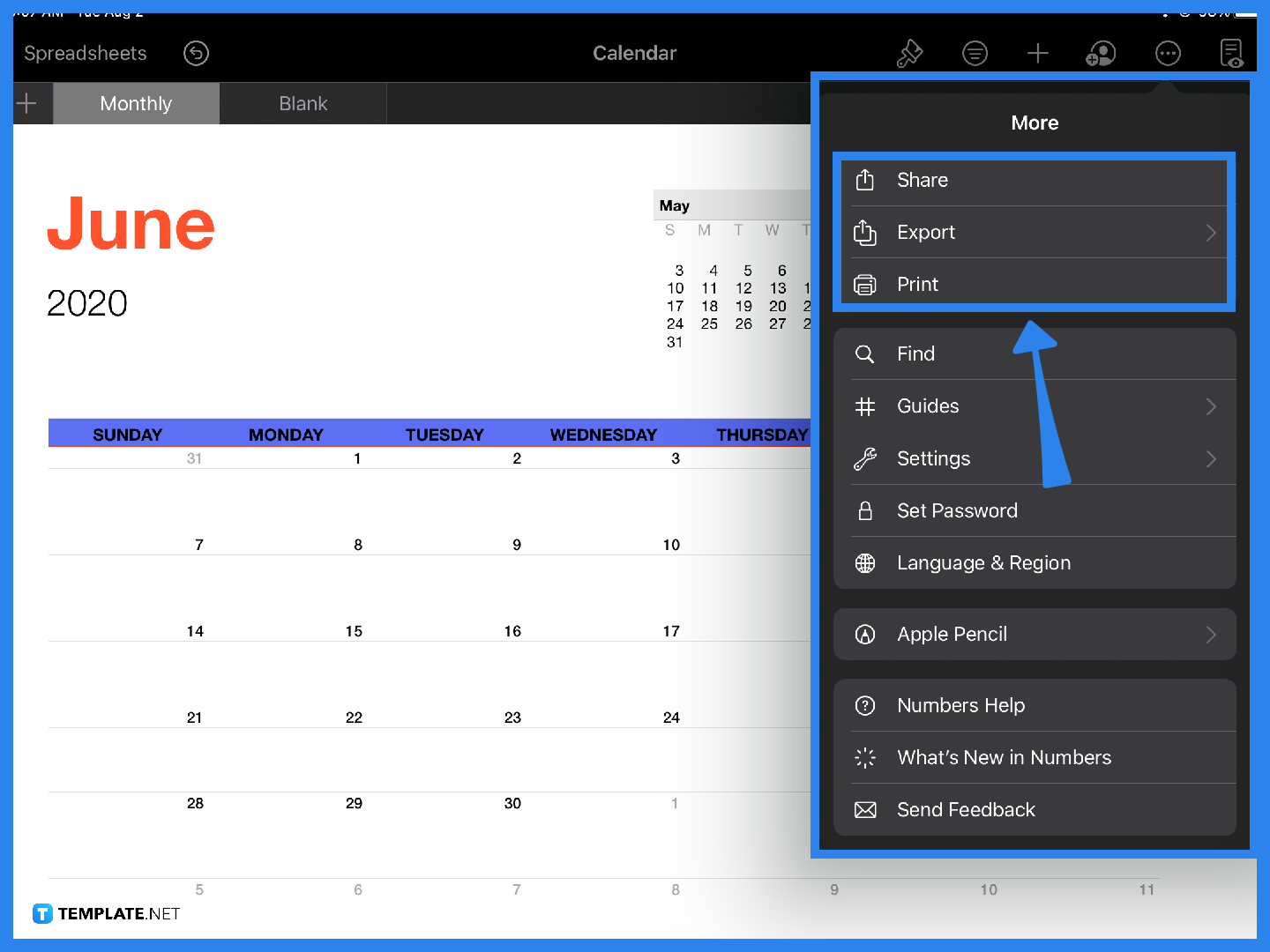 How To Create A Calendar In Apple Numbers