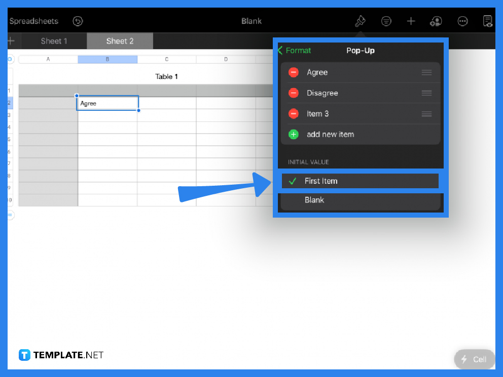 How To Create A Drop Down List In Apple Numbers