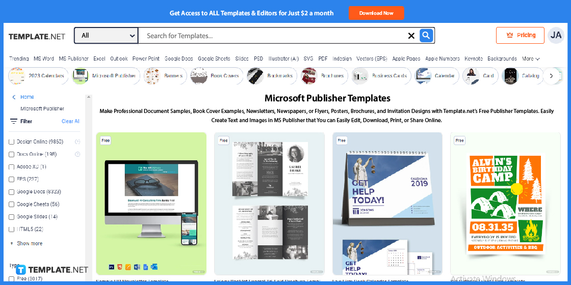 How to Download Microsoft Publisher for Free [Templates + Examples ...