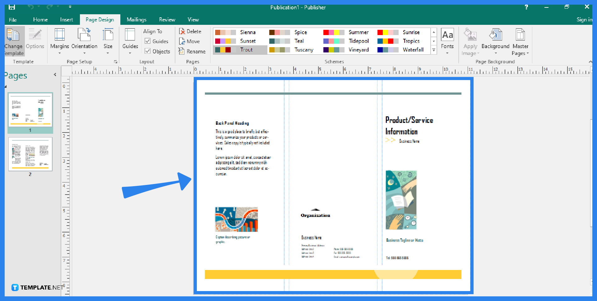 How to Make a Brochure in Microsoft Publisher
