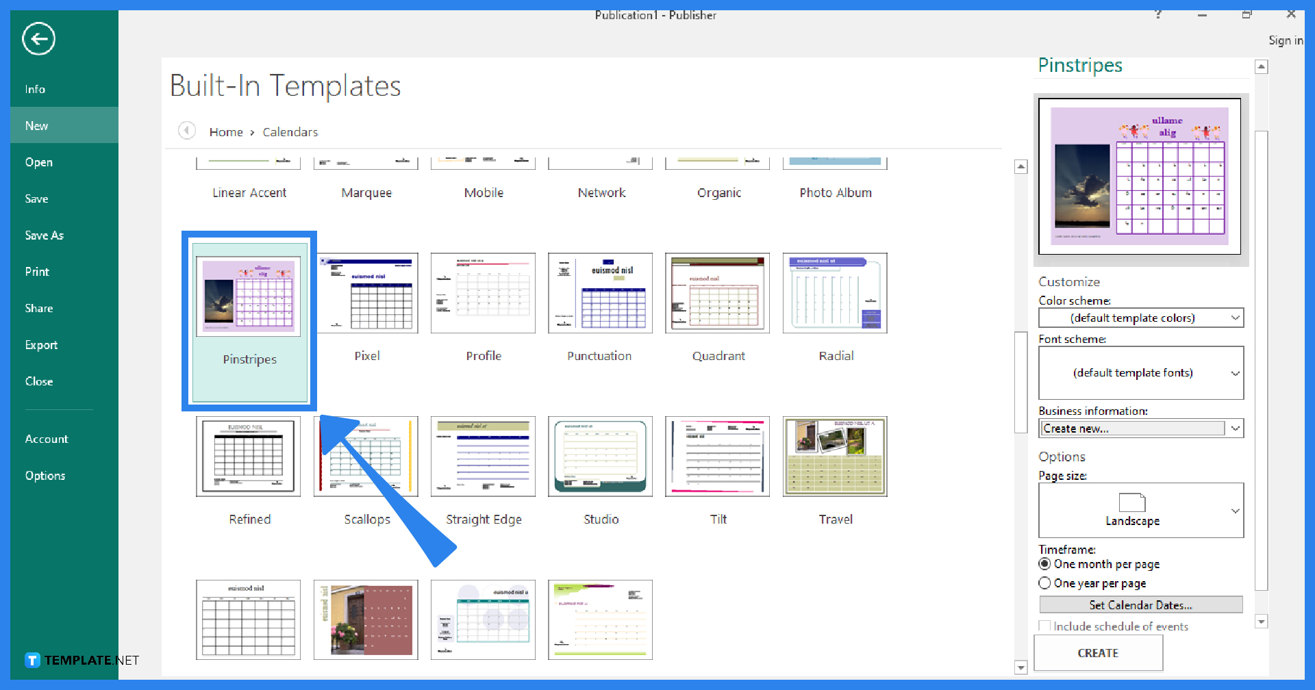 Microsoft Publisher 2023 Calendar Template Jeane Lorelle