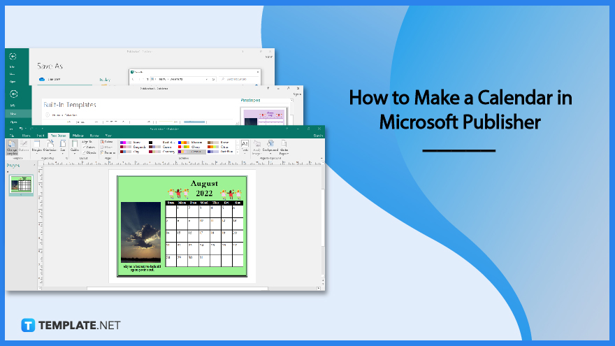 How To Make A Calendar In Microsoft Publisher
