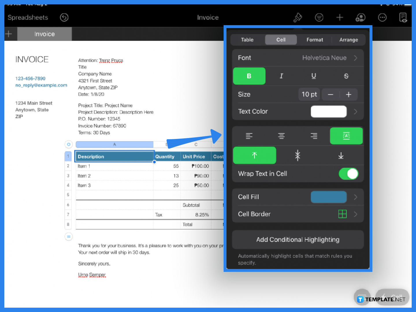 How to Make an Invoice in Apple Numbers | Free & Premium Templates