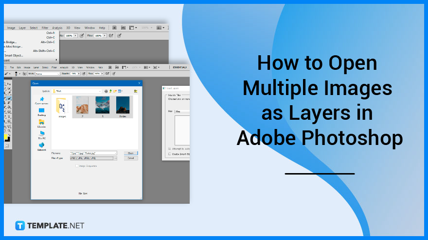 How To Open Multiple Images As Layers In Adobe Photoshop