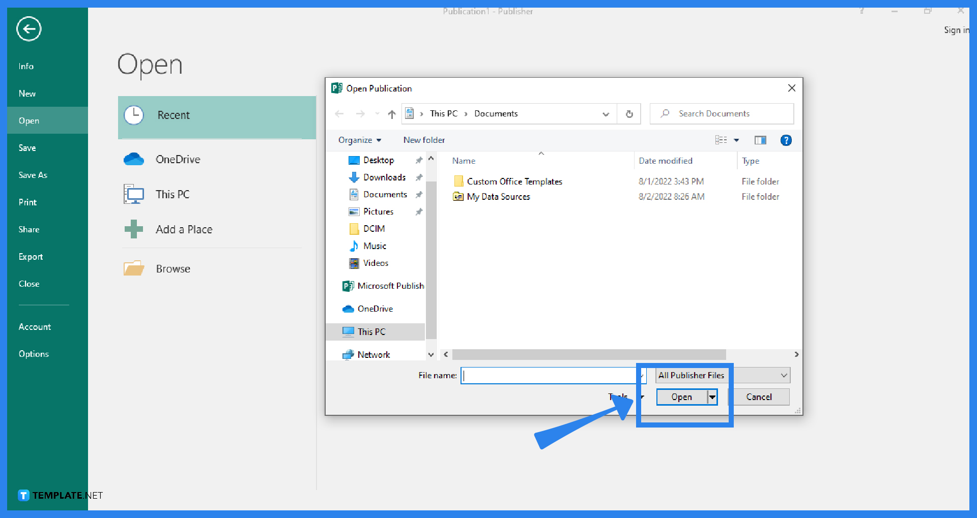 How to Open a Microsoft Publisher File