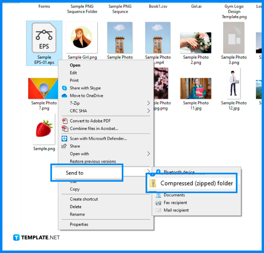 How to Send an EPS File Through Email