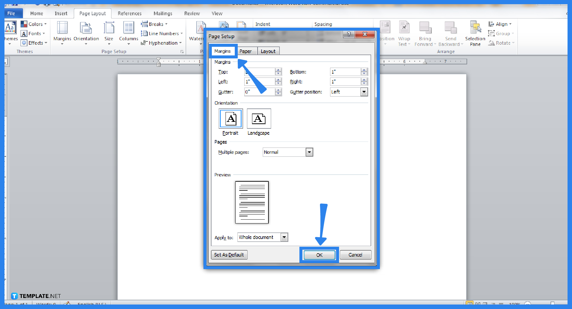 What Are The Default Margins For A Word Document Printable Online