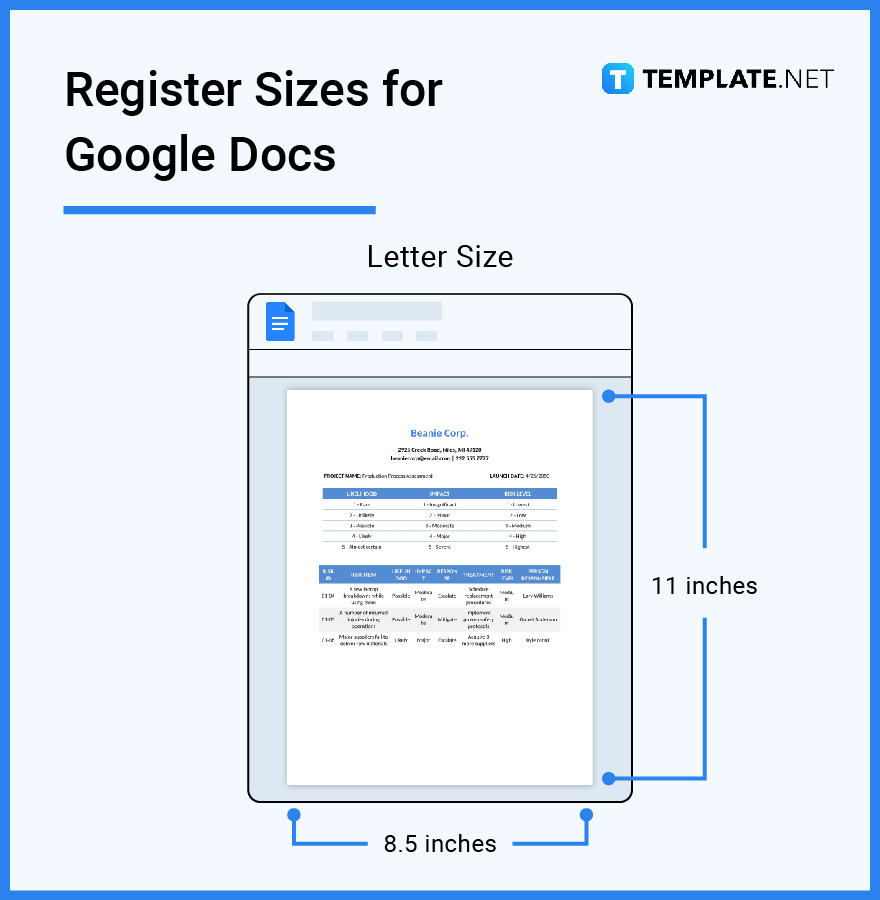 Register Size - Dimension, Inches, mm, cms, Pixel