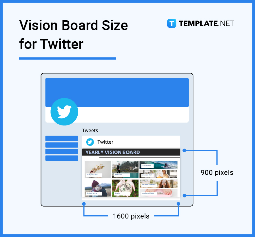 Vision Board Size - Dimension, Inches, mm, cms, Pixel | Free & Premium ...
