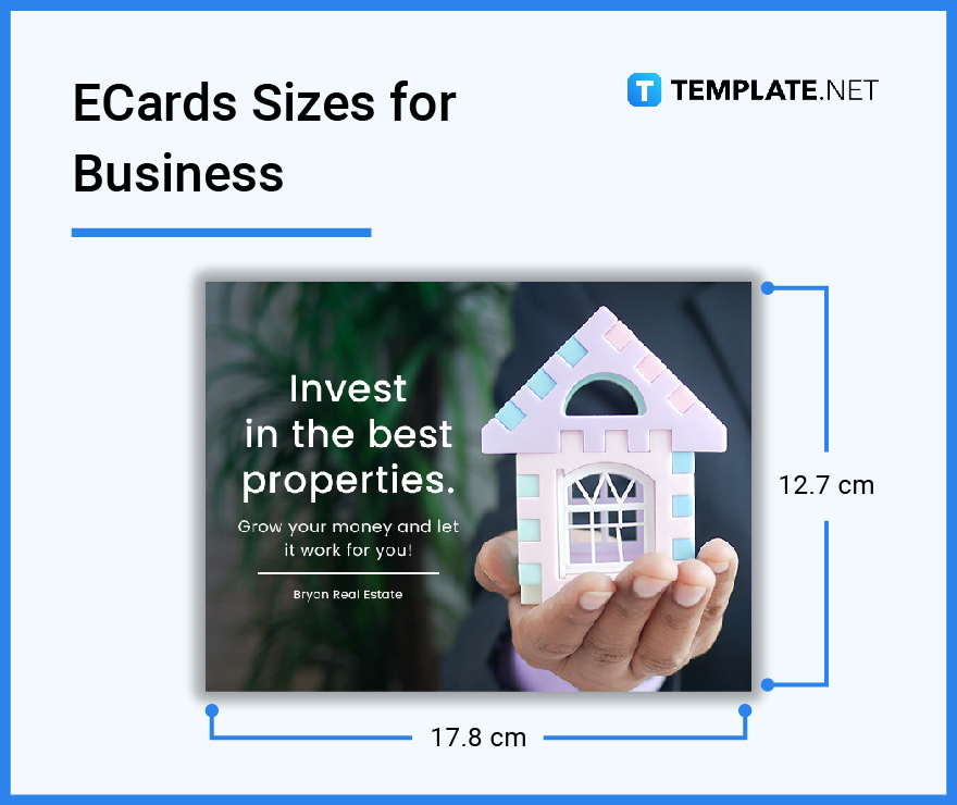 ECards Size - Dimension, Inches, mm, cms, Pixel