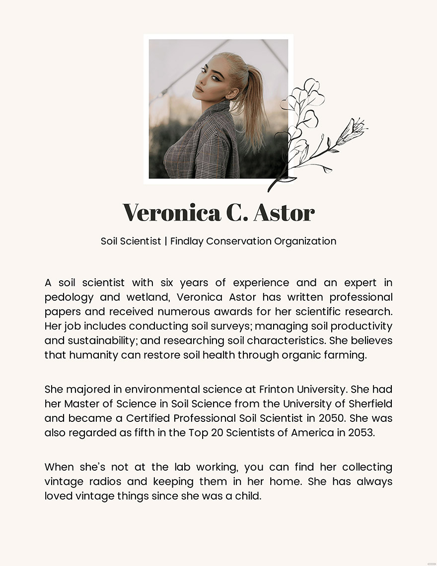 Professional Bio Ideas - Examples 2023