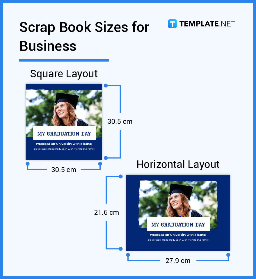 Scrap Book Size - Dimension, Inches, mm, cms, Pixel