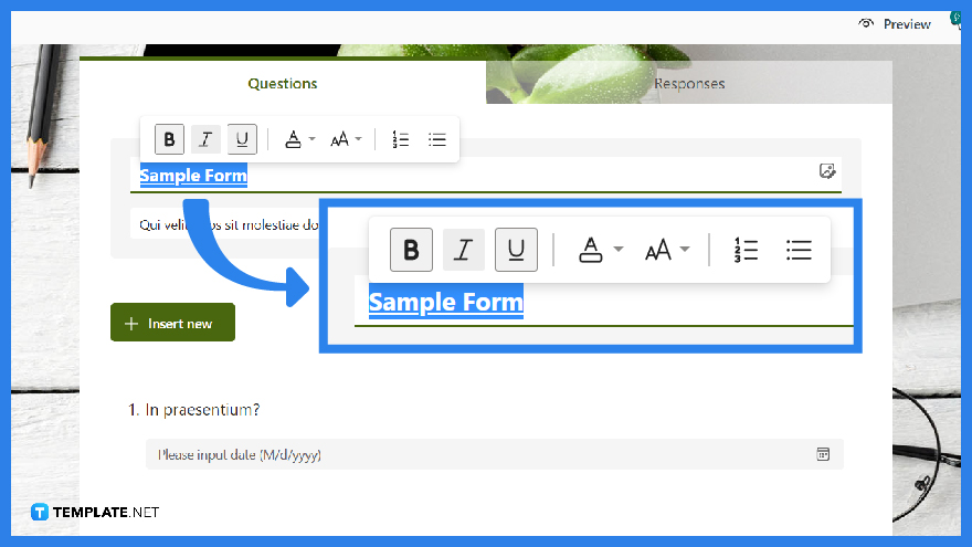 How to Change Font in Microsoft Forms
