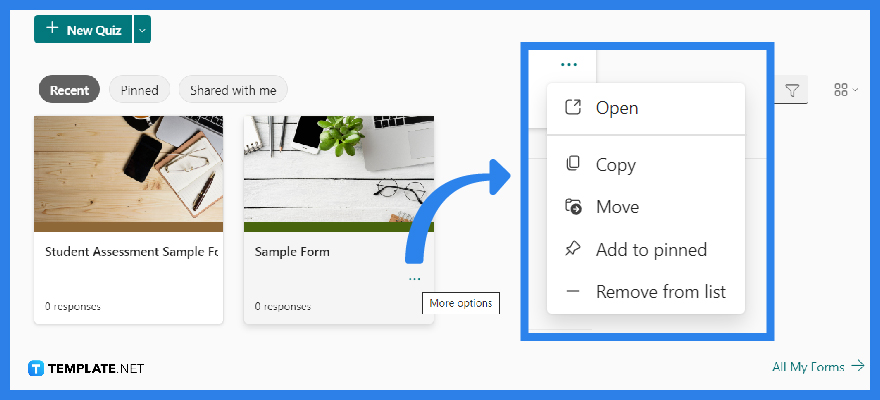 How to Move Microsoft Form from One Group