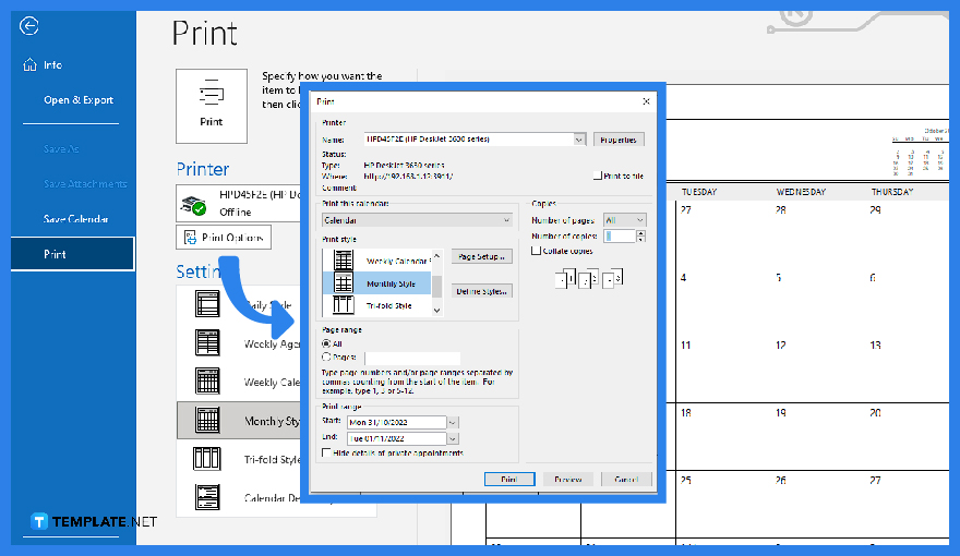 How To Print Microsoft Outlook Calendar