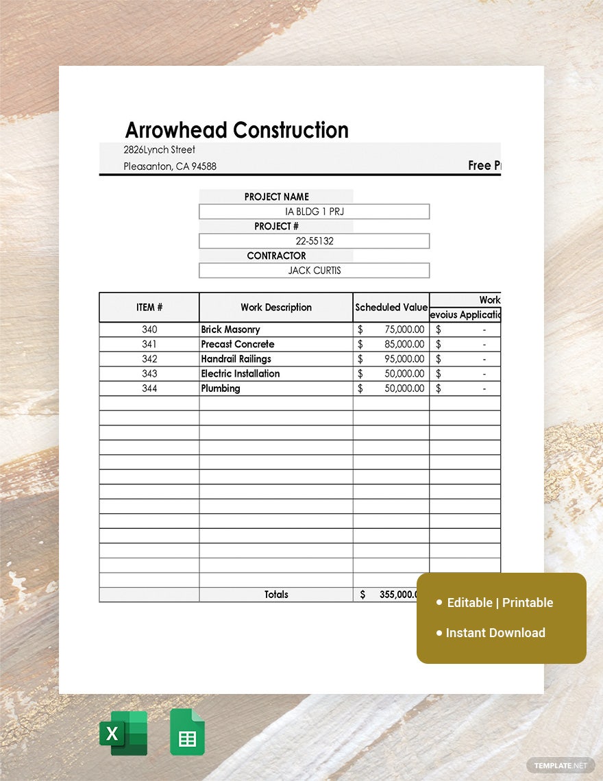 Schedule Of Values What Is A Schedule Of Values Definition Types Uses
