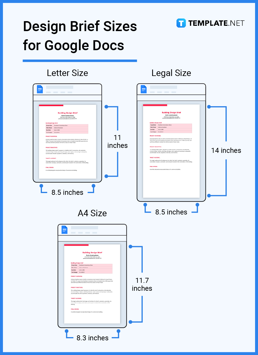 Design Brief Size - Dimension, Inches, mm, cms, Pixel