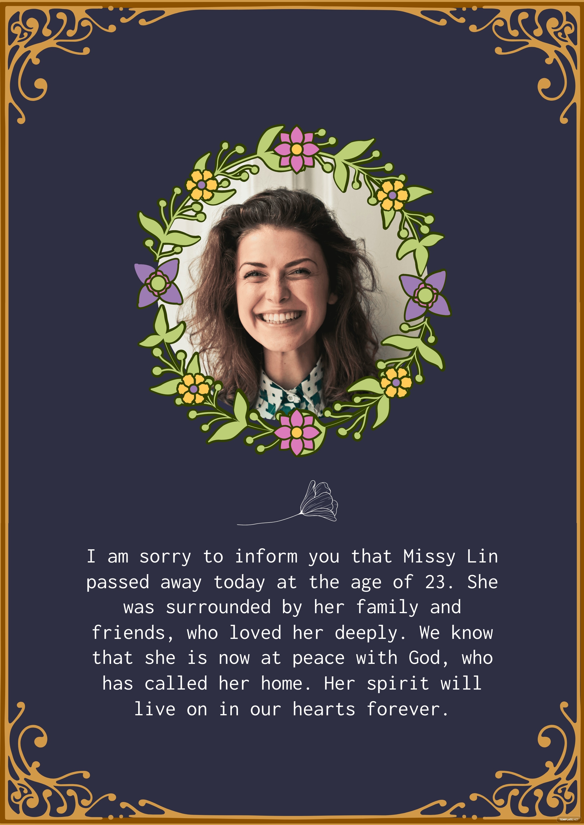 Death Announcement Ideas - Examples 2022