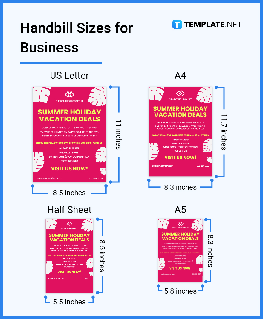 Handbill Size - Dimension, Inches, mm, cms, Pixel | Free & Premium ...