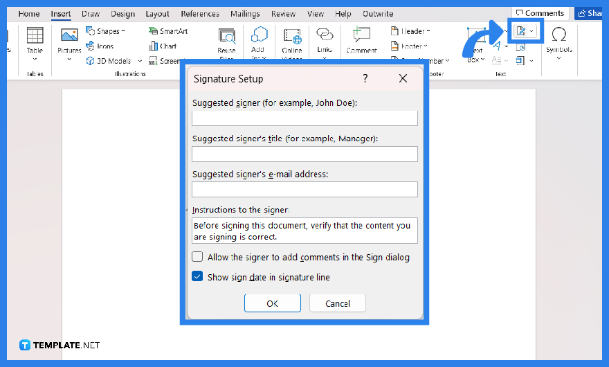 How to Add Signature in Microsoft Word
