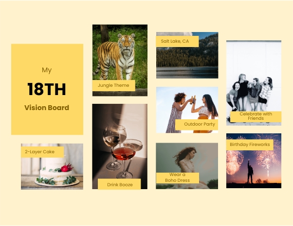 Vision Board Maker Free Creator Generator Edit Online Free 