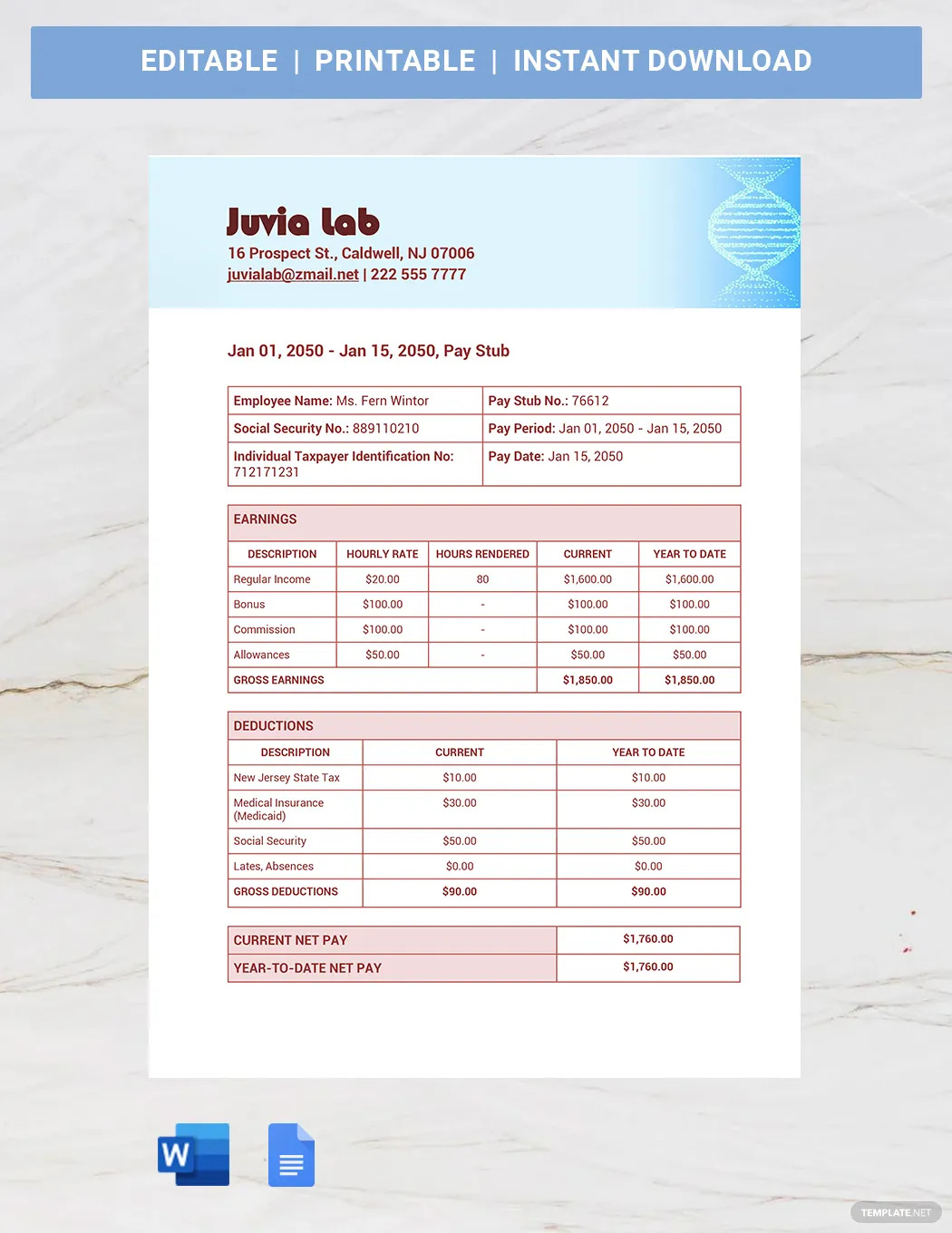 Payslip - What Is a Payslip? Definition, Types, Uses