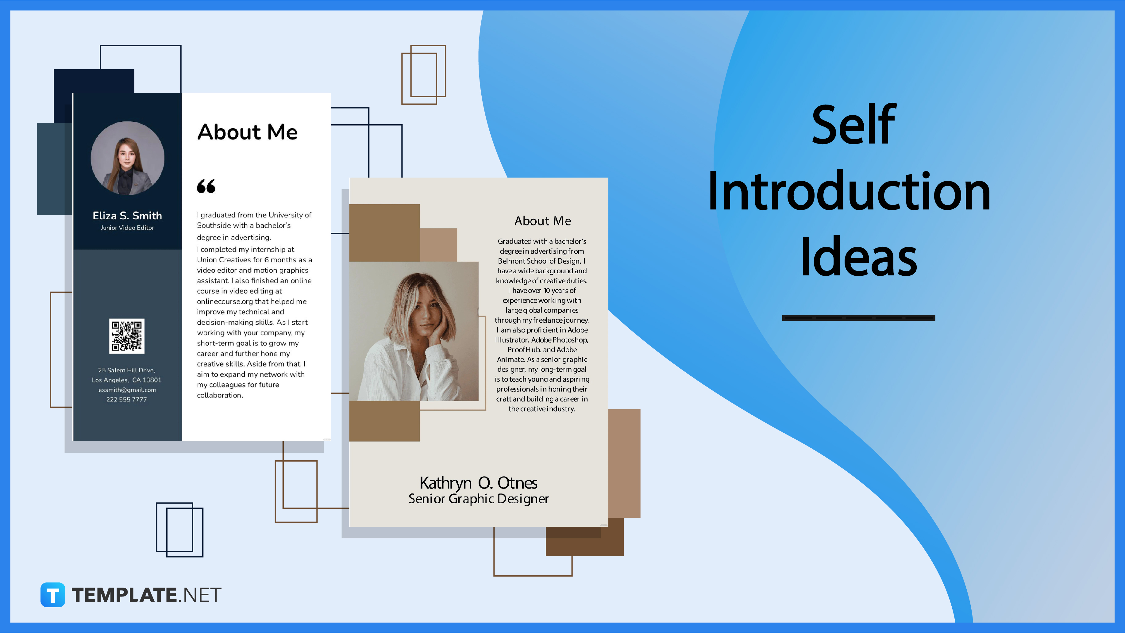Self Introduction Ideas Examples 2022