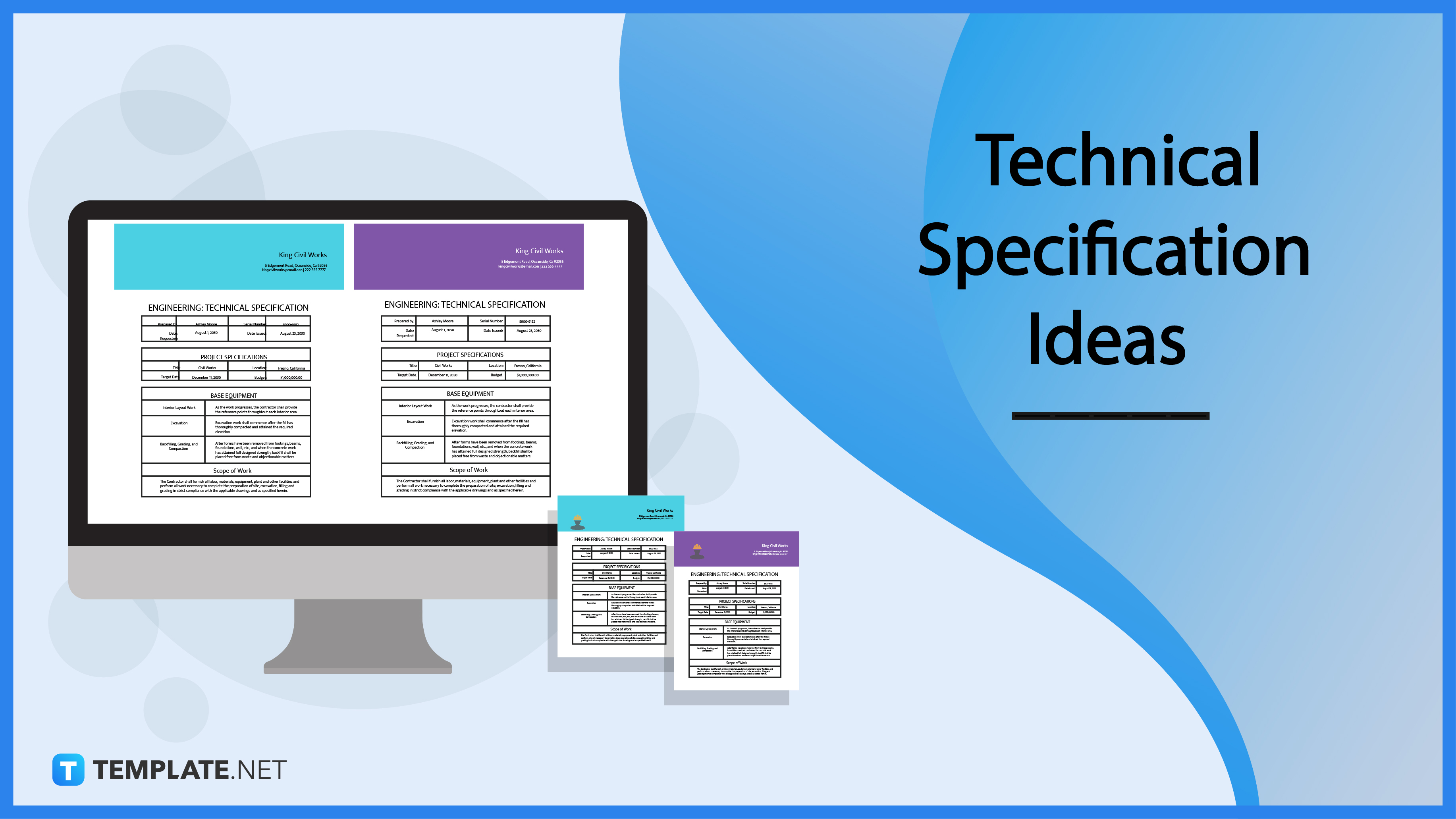 Technical Specification Ideas Examples 2022 Free Premium Templates