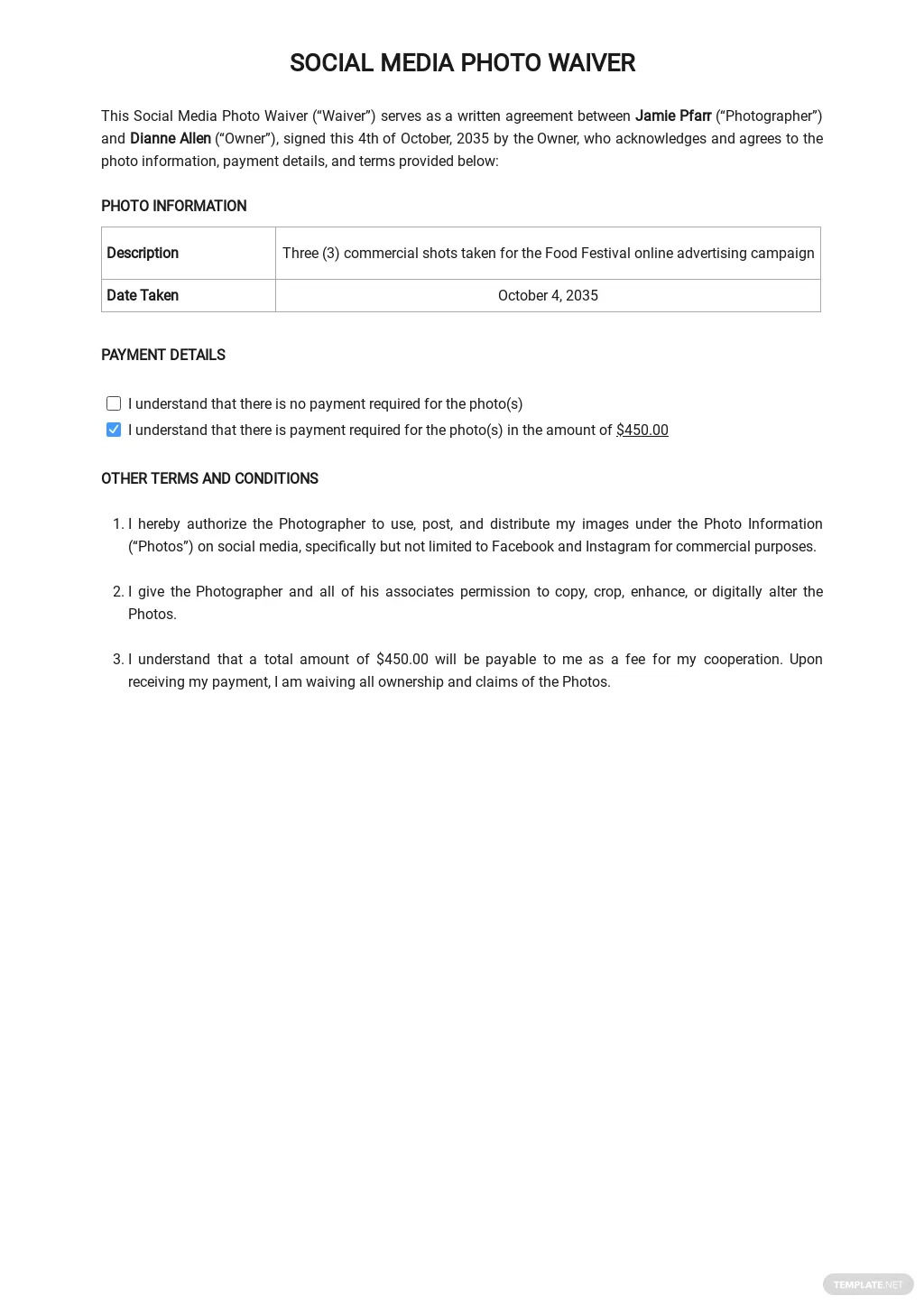 Waiver - What is a Waiver? Definition, Types, Uses | Free & Premium ...