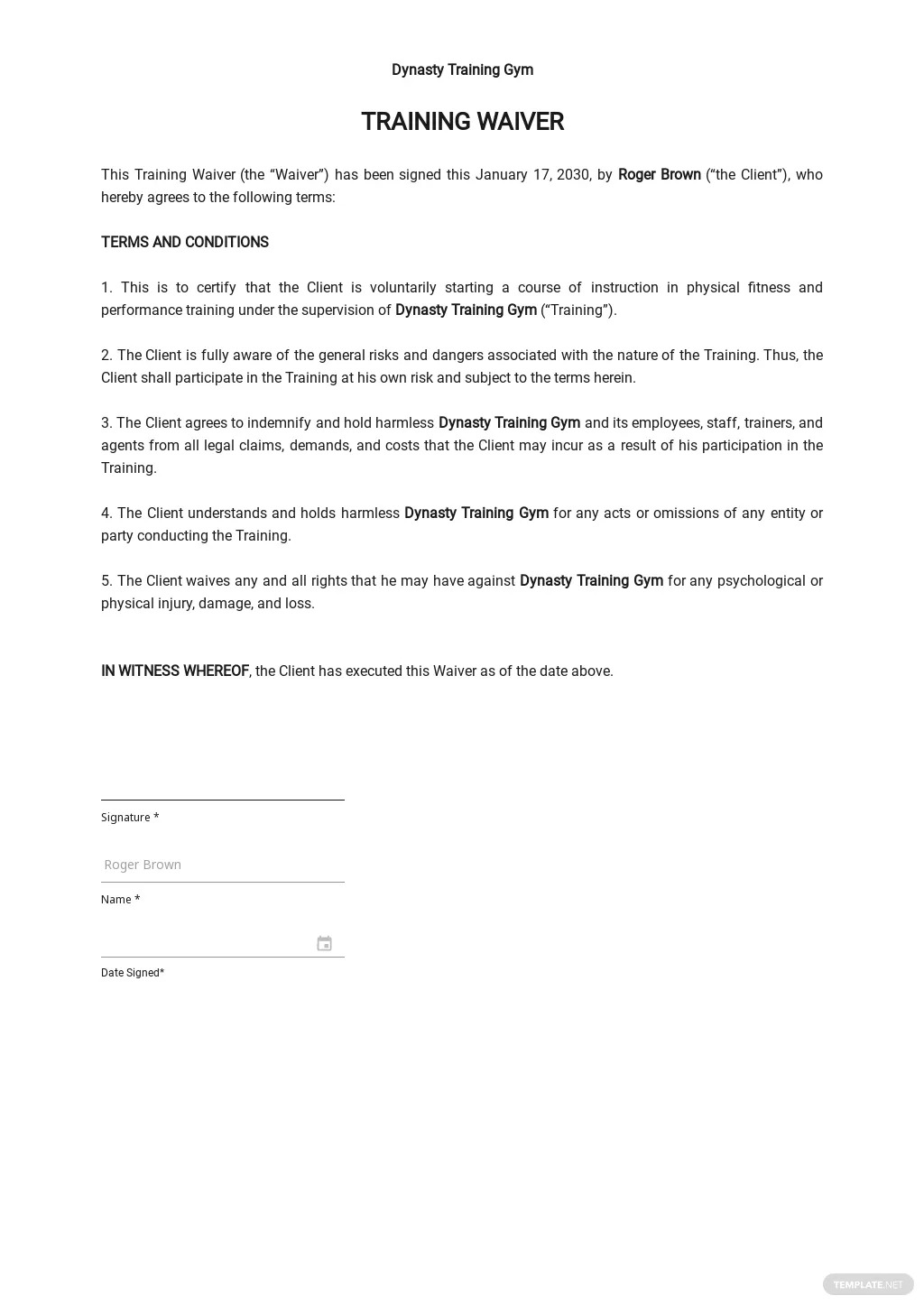 Waiver - What is a Waiver? Definition, Types, Uses | Free & Premium ...