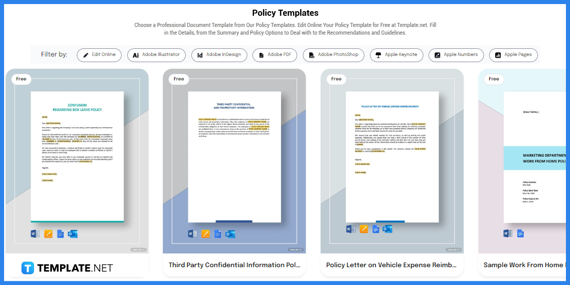 How To Make/Create a Policy in Microsoft Word [Templates + Examples] 2023