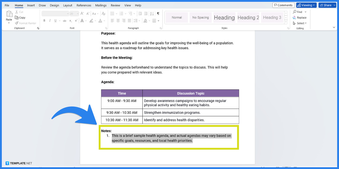 How To Make/Create an Agenda in Microsoft Word [Templates + Examples ...
