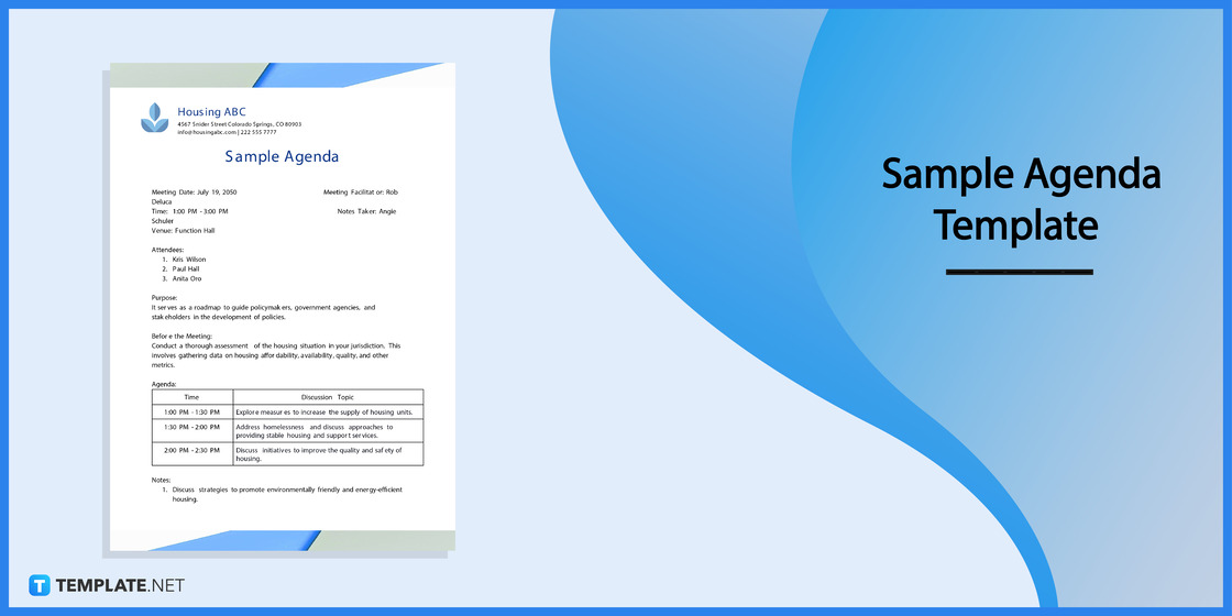 How To Make/Create an Agenda in Microsoft Word [Templates + Examples ...