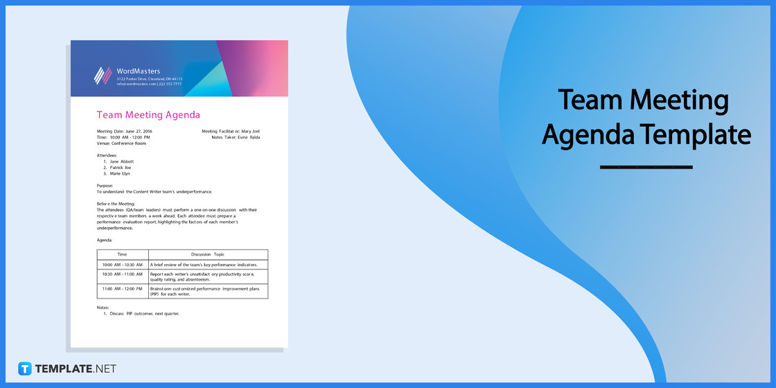 How To Make/Create an Agenda in Microsoft Word [Templates + Examples ...