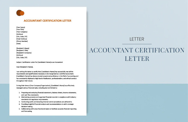 14+ Certificate Letter Templates - PDF, DOC