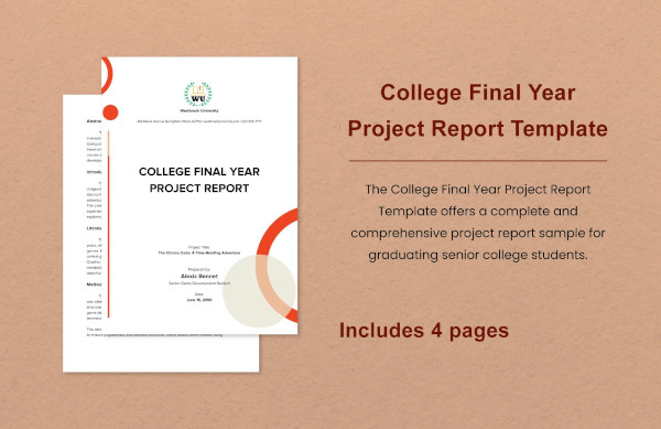 11+ Project Report Templates - PDF, Word
