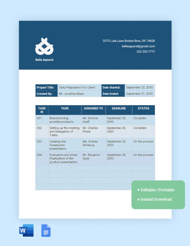 Free Stock List Template - 12+ Word, Excel, PDF Documents Download
