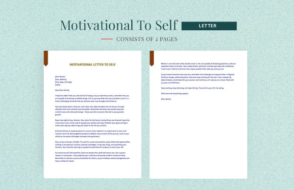 9+ Motivation Letter Templates in Google Docs | Pages | Word | PDF