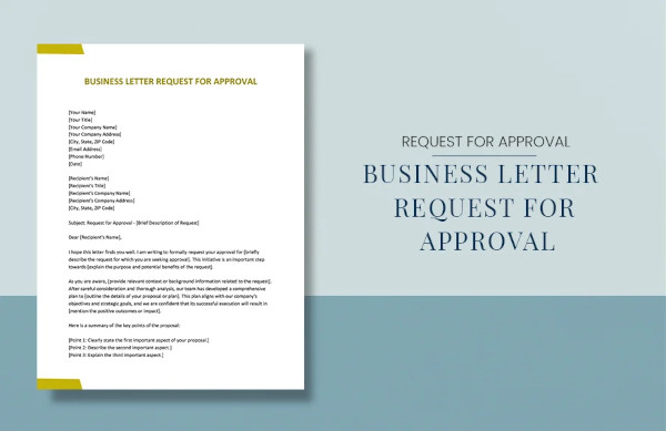 Free 18+ Request For Approval Letter Templates, PDF