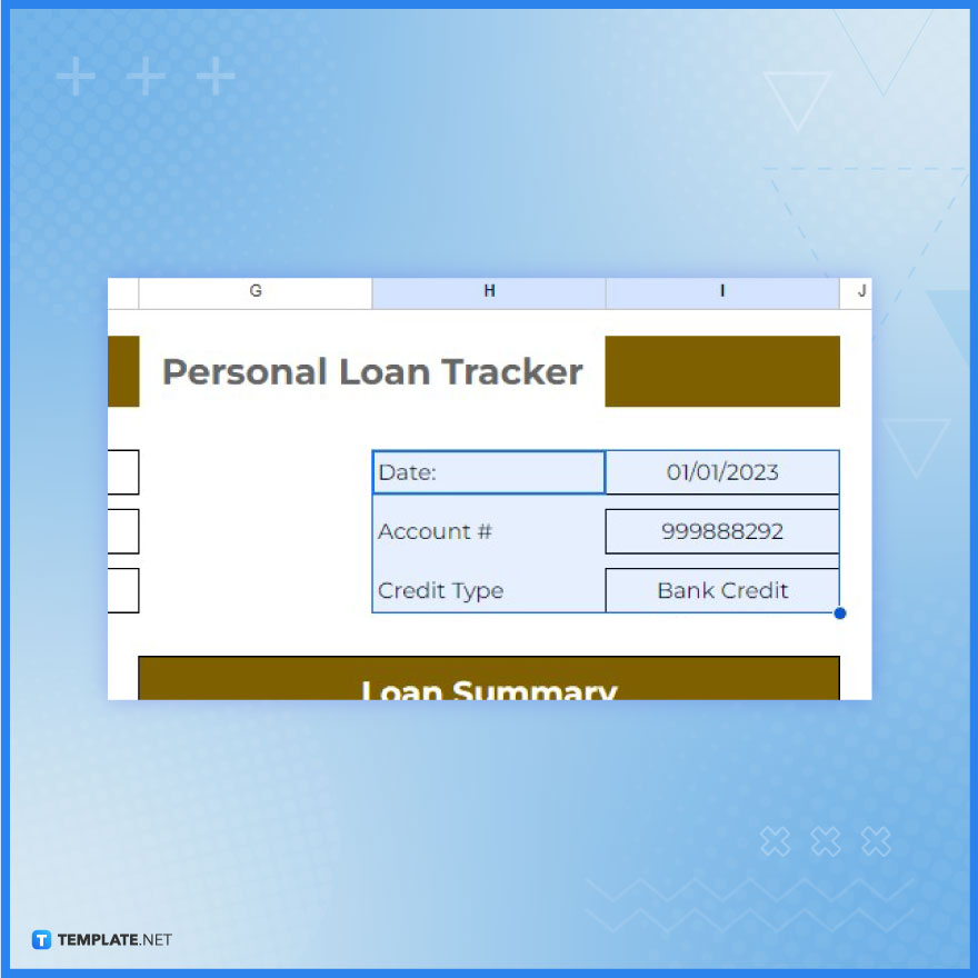 How To Create Personal Loan Tracker Templates in Google Sheets