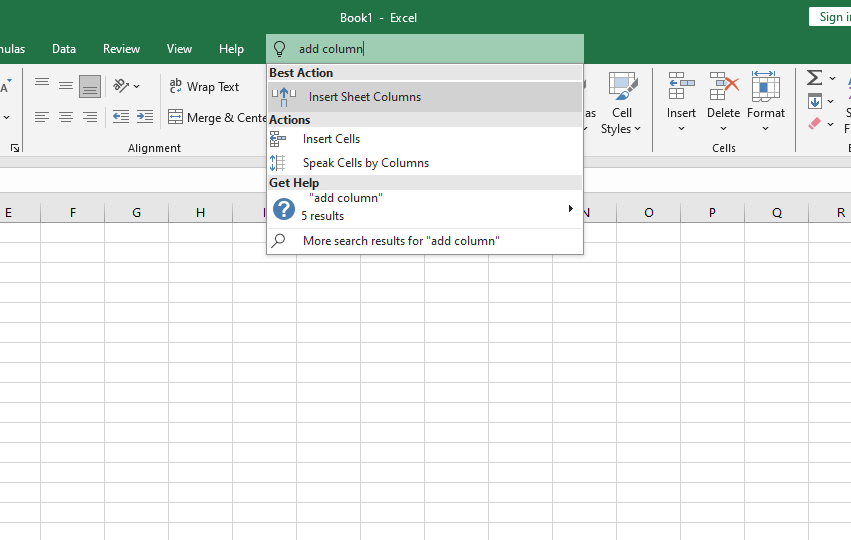 How to Use Search Shortcuts in Excel