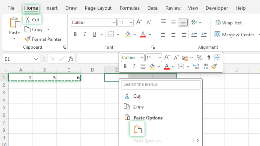 How to Move Cells in Microsoft Excel