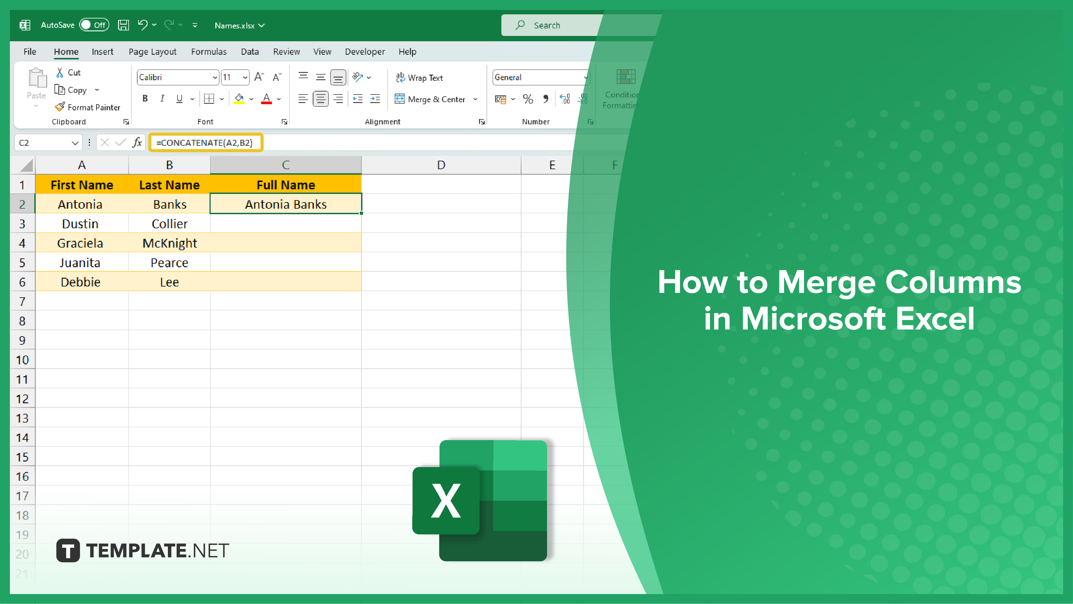 How To Merge Columns In Microsoft Excel