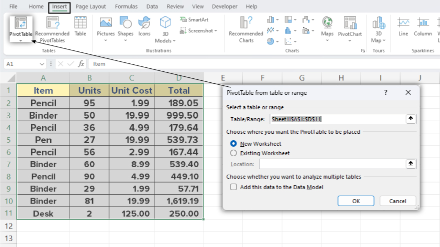 How to Create Pivot Tables in Excel