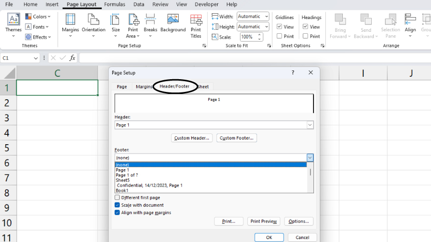 How to Insert a Header in Microsoft Excel