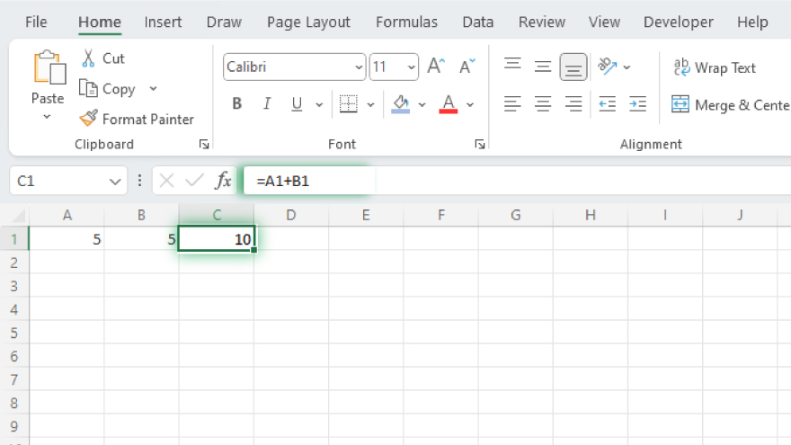 How to Enter Data Within a Cell in Excel
